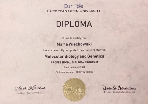 Diploma & Certificate Samples - Academy Europe | European Open University
